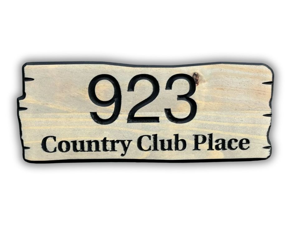 Address signs – Samgo Woodworking