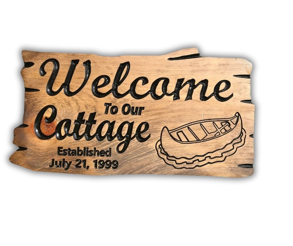 Rustic Edge Signs – Samgo Woodworking
