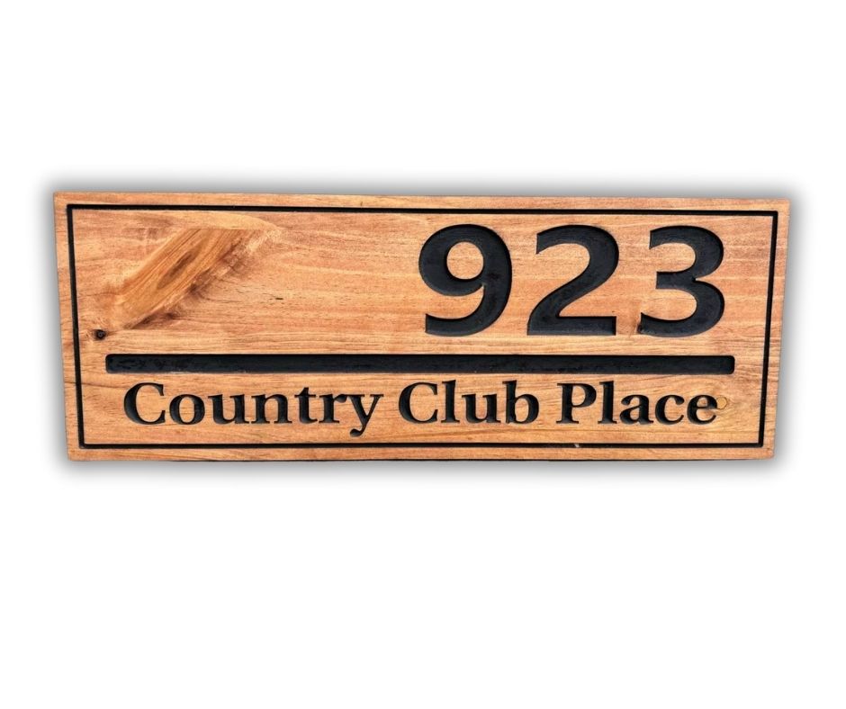 Address Number | Custom Address Sign – Samgo Woodworking