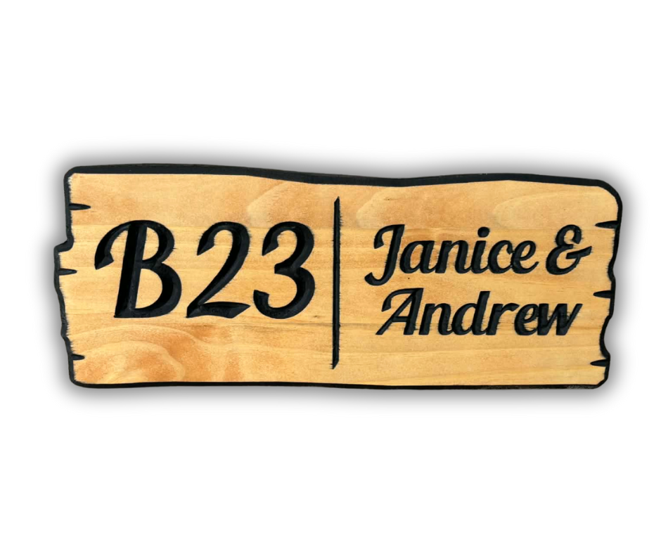 Lot Number Sign – Samgo Woodworking