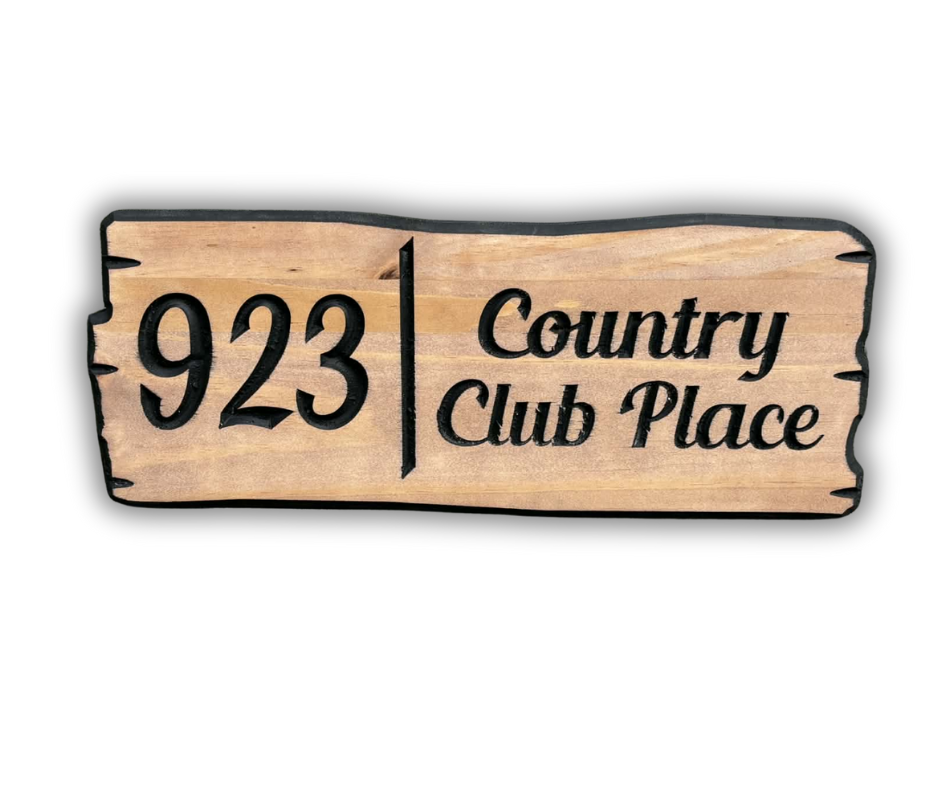Home Number | Address Sign – Samgo Woodworking
